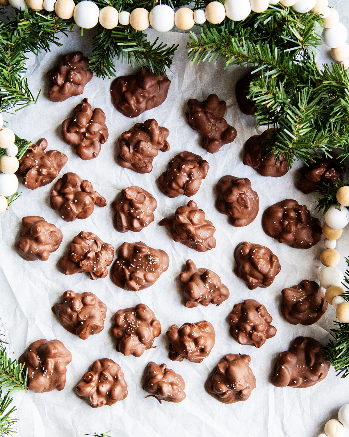 Chocolate Nut Clusters - Best Christmas Desserts