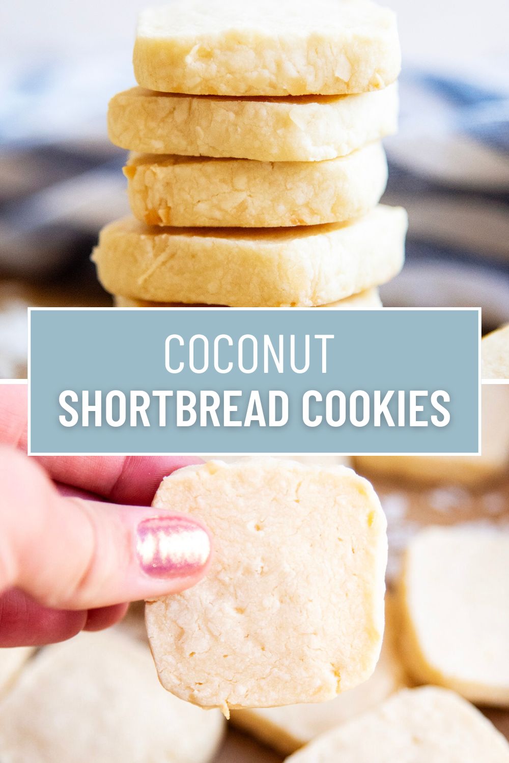Coconut Shortbread Cookies - Best Christmas Desserts
