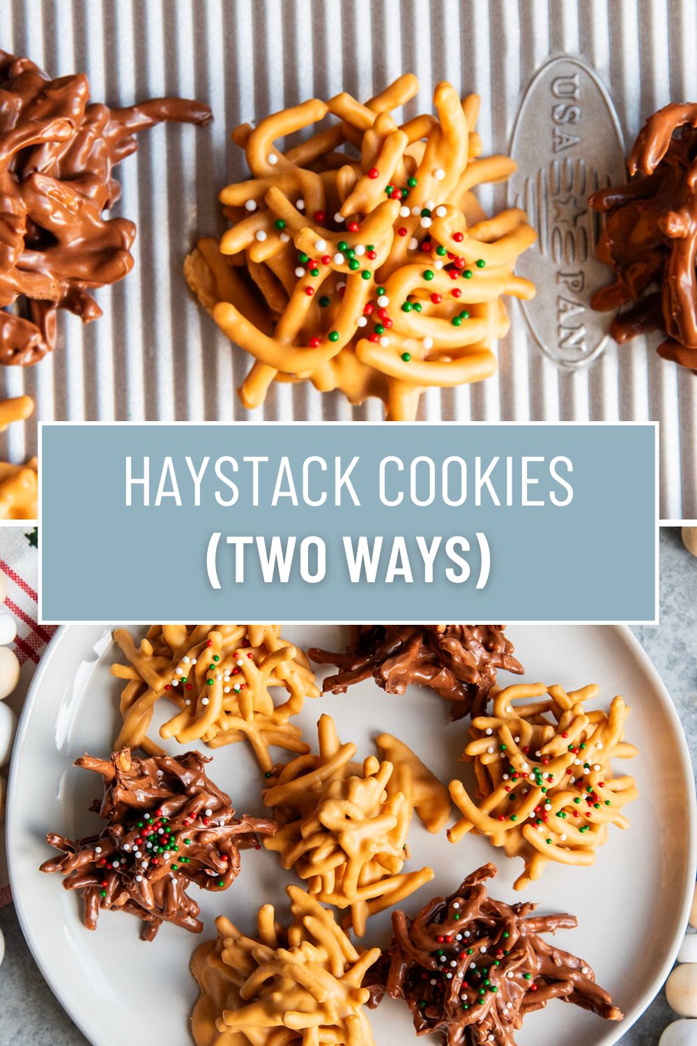 Haystack Cookies Recipe (2 Ways) - Best Christmas Desserts