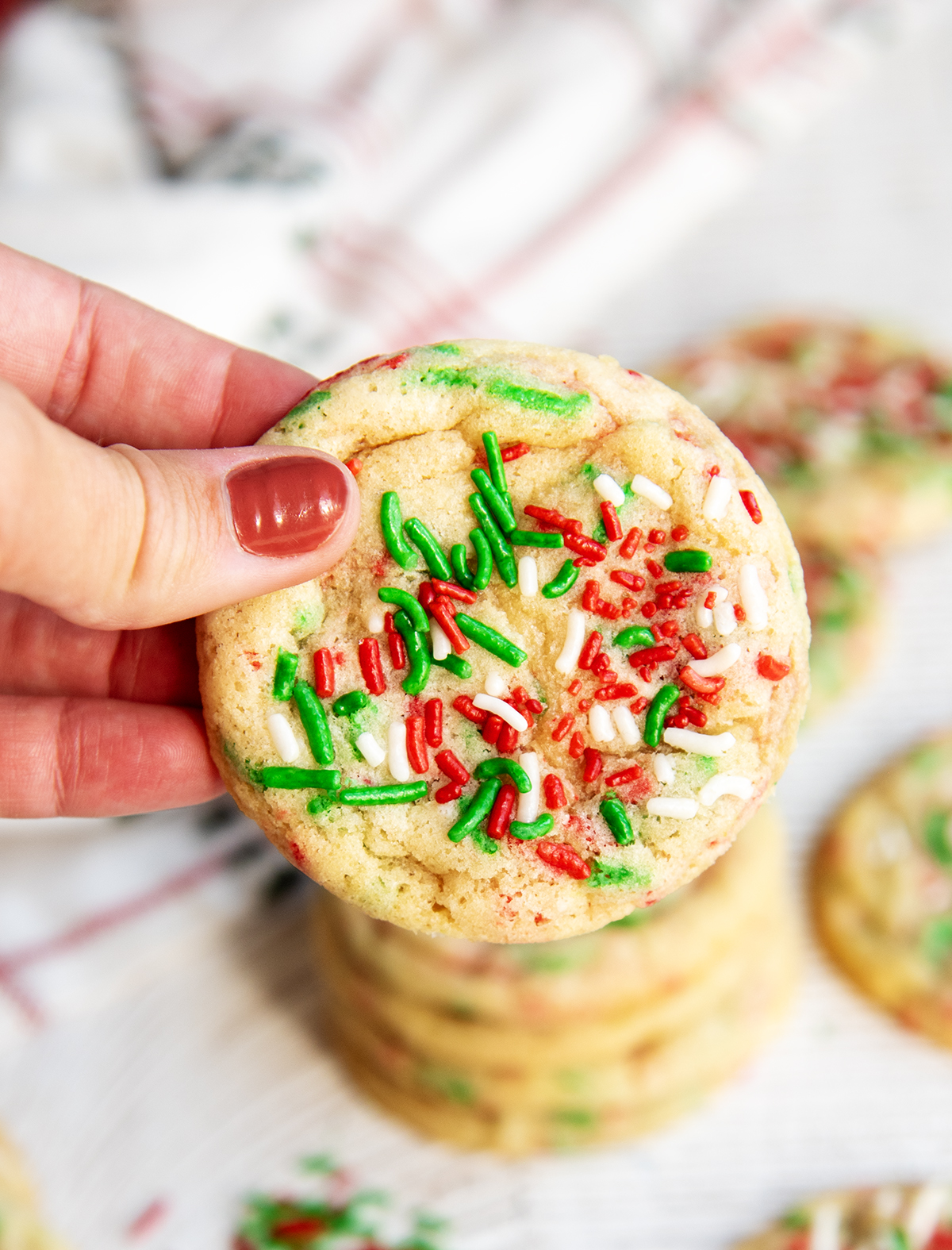Christmas Sprinkle Cookies - Best Christmas Desserts
