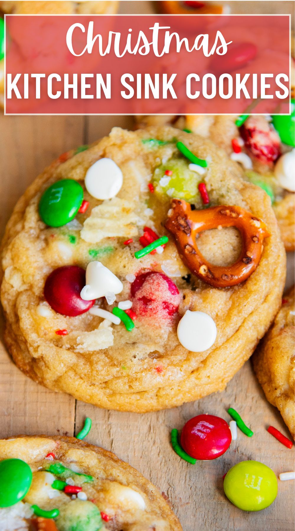 Christmas Kitchen Sink Cookies - Best Christmas Desserts