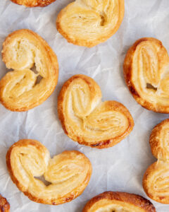 Puff Pastry Palmiers - Best Christmas Desserts